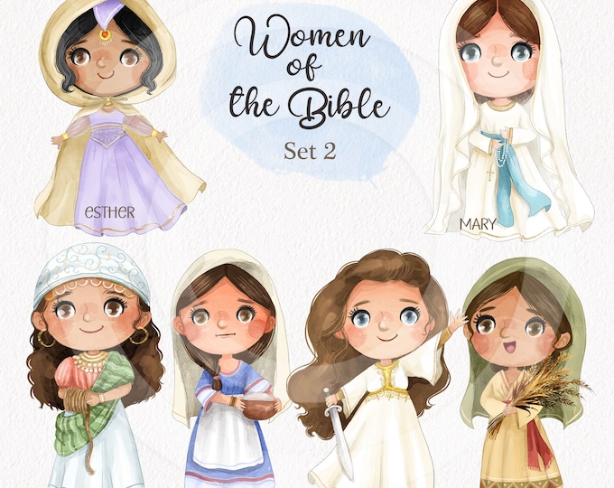 Biblical Characters Clipart, Bible Stories, Biblical People Clip Art ...