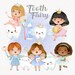 Tooth Fairy Clipart PNG Files 300 Dpi. - Etsy
