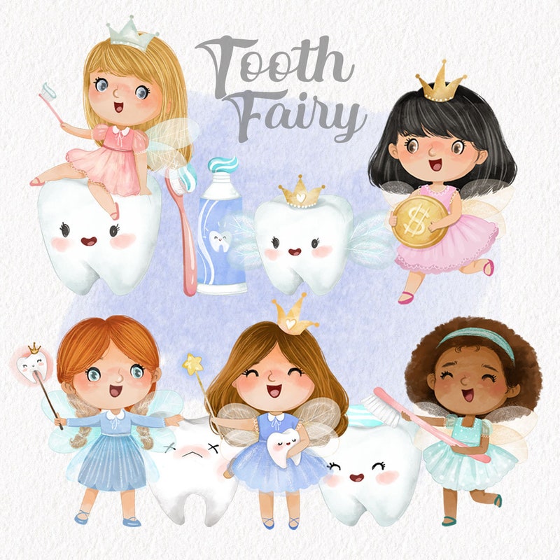 Cute Tooth Clipart - Etsy