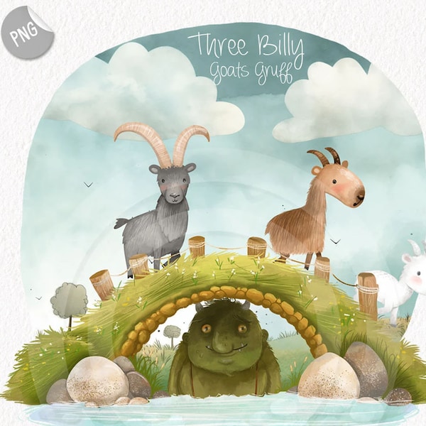 Billy Goat Gruff - Etsy