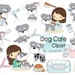 Dog Care Clipart, Cute Dog Clipart, PNG Files. - Etsy