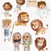 Daniel in the Lions Den Clip Art ,religion, Bible Stories Clipart PNG ...