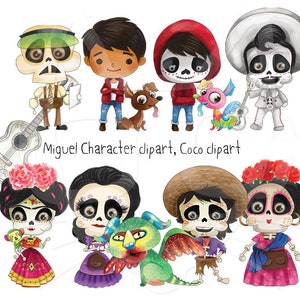 Miguel Character Clipart, Halloween Clipart, Instant Download PNG File ...