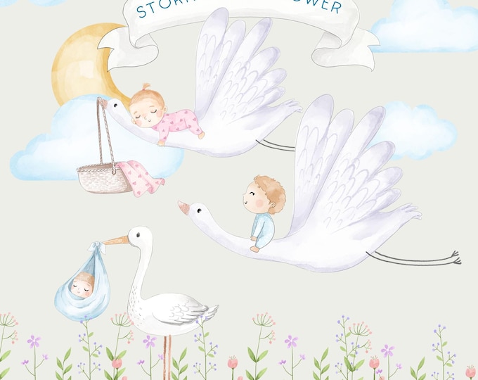 Welcome Baby Watercolor Clipart Set - Etsy Canada