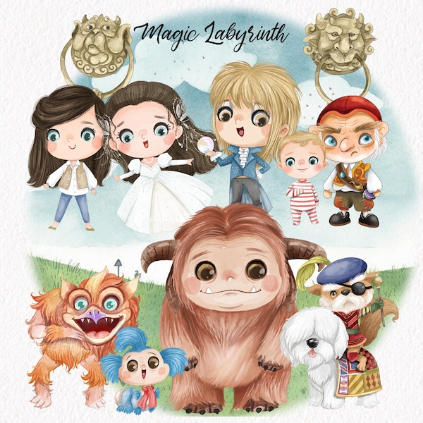 Labyrinth Clipart - Etsy UK