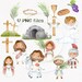 Easter Story Clipart PNG Files 300 Dpi. - Etsy