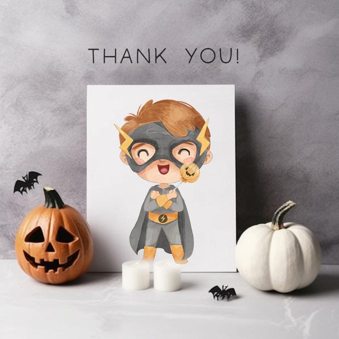 Halloween Superhero Kids Clipart: PNG Files (digital Download) - Etsy