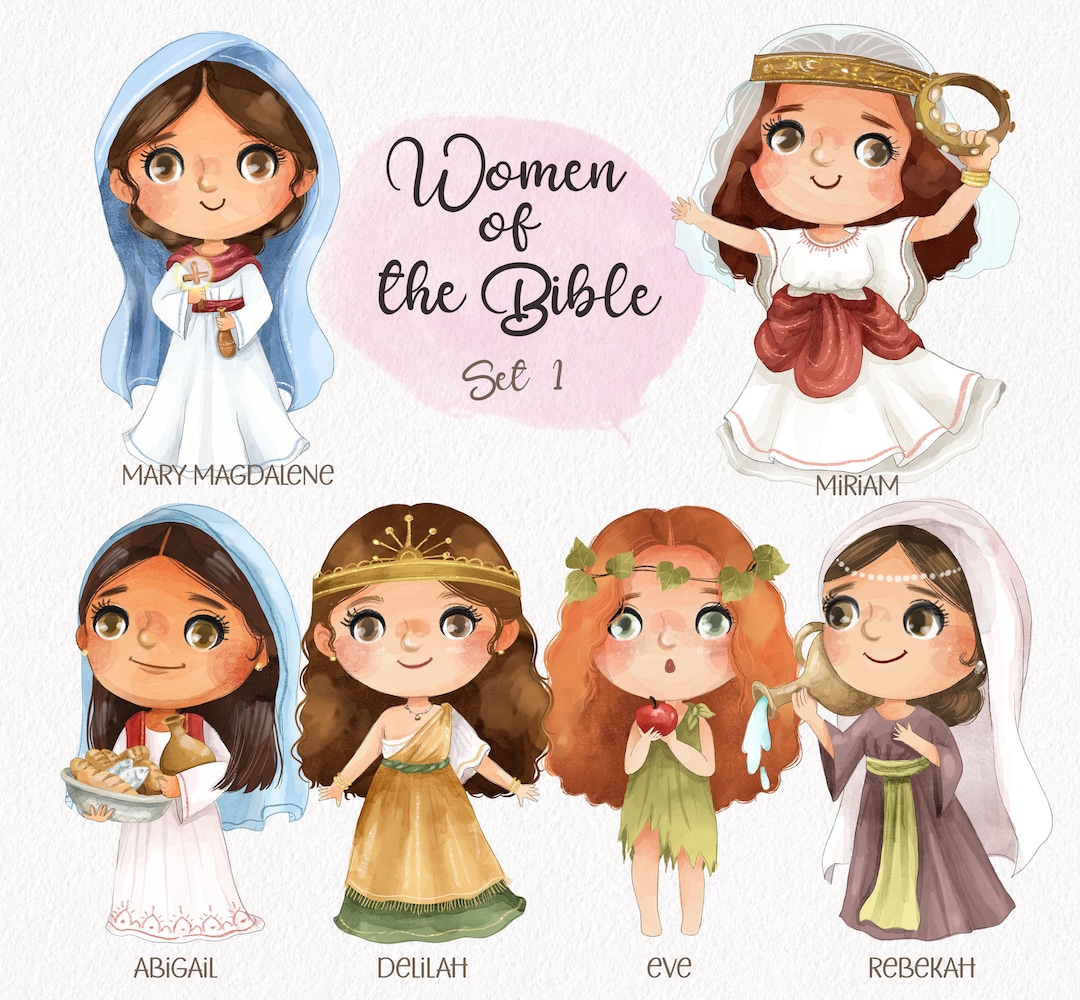Women of the Bible Clipart: PNG Files (digital Download) - Etsy