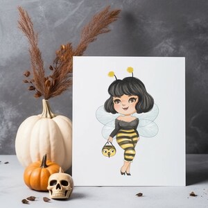 Halloween Girls Party Clipart, PNG Files Instant Download PNG File ...