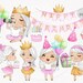 Birthdays Party Cute Girls Clipart ,PNG Files 300 Dpi. - Etsy