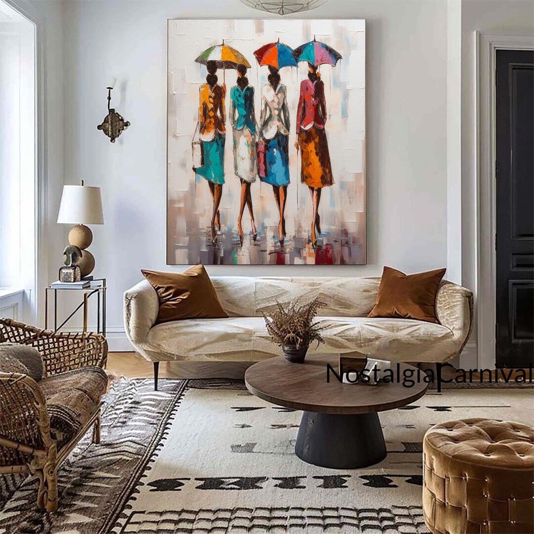 Abstract Woman Figure Oil Painting on Canvas,abstract Figurative Canvas ...
