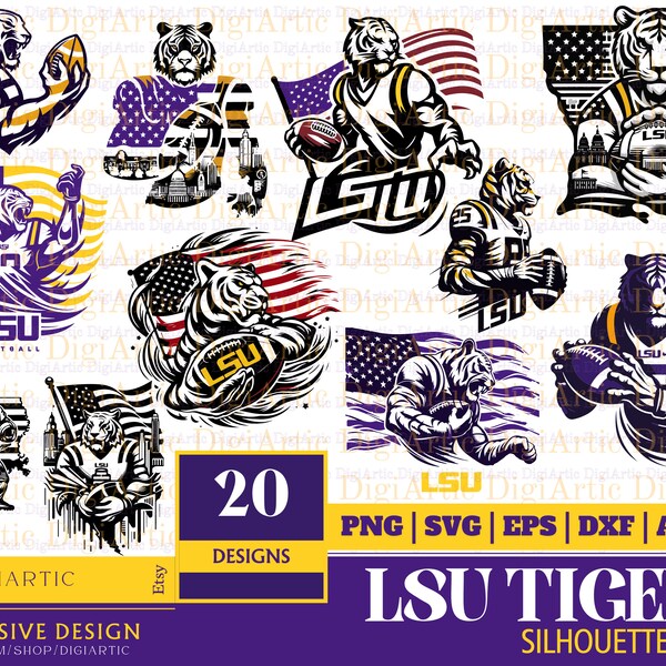 Lsu Tigers - Etsy