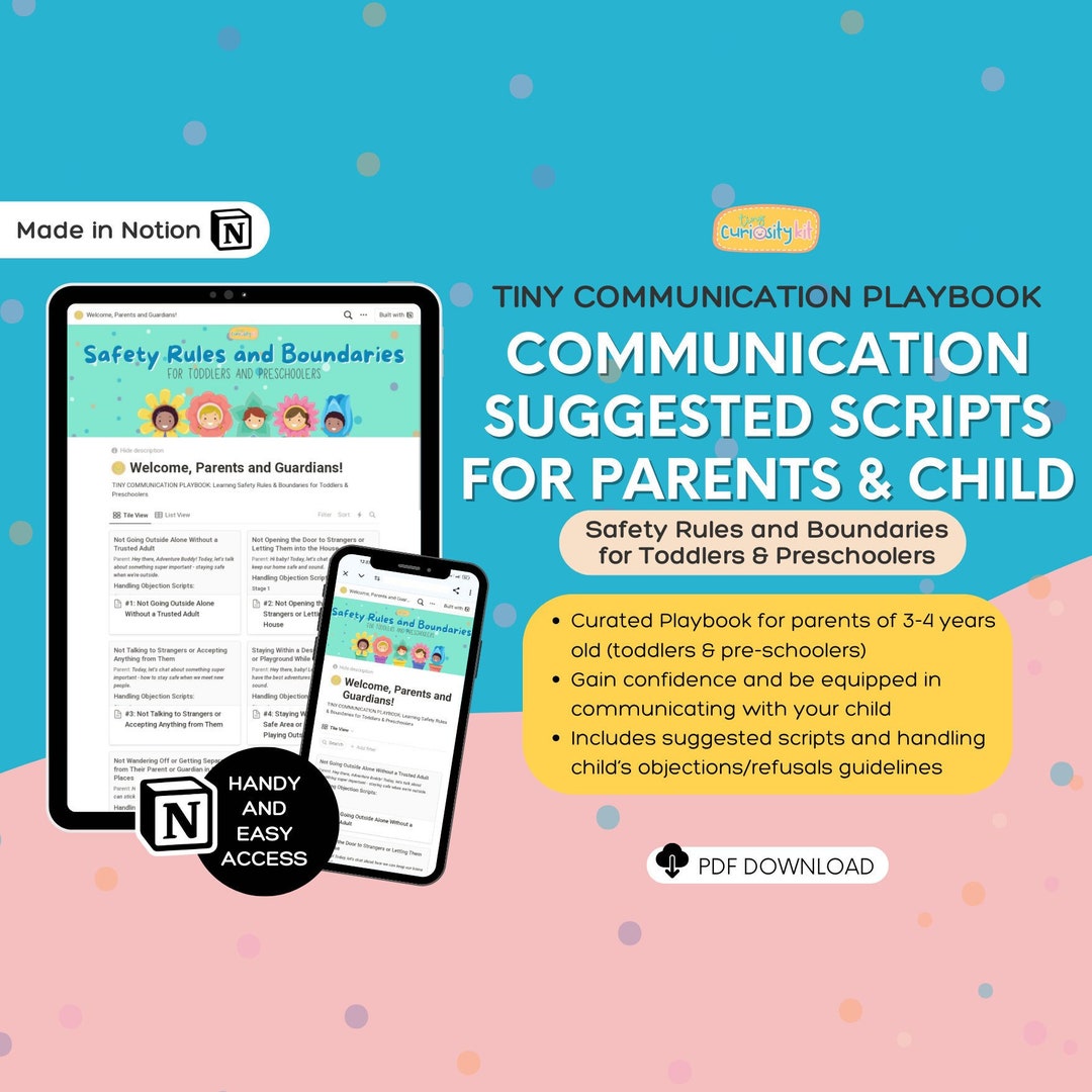 Safety Rules and Boundaries Education Scripts, Handling Objections ...