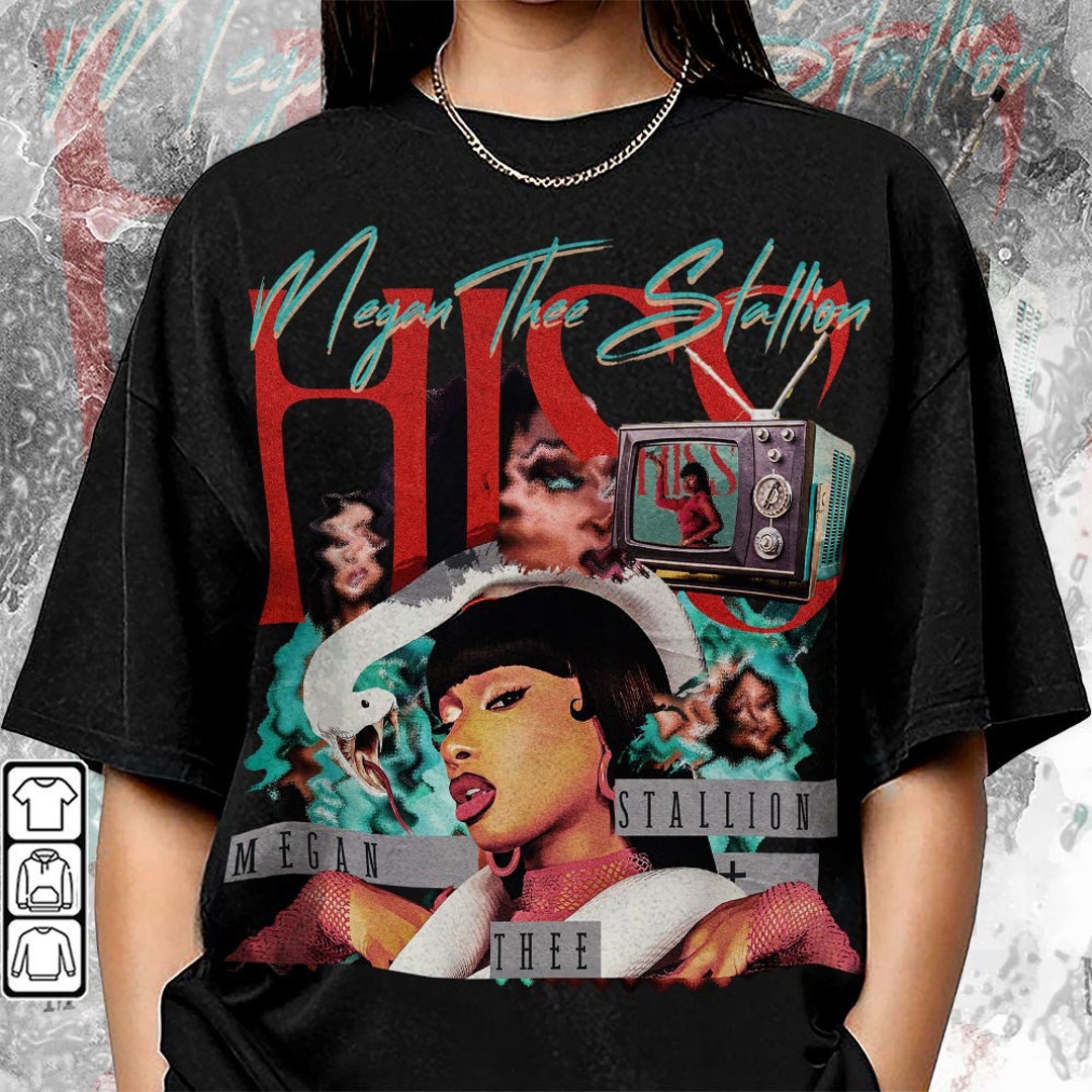 Vintage Megan Thee Stallion Hiss 90s Shirt, Bootleg Rapper Retro Megan ...