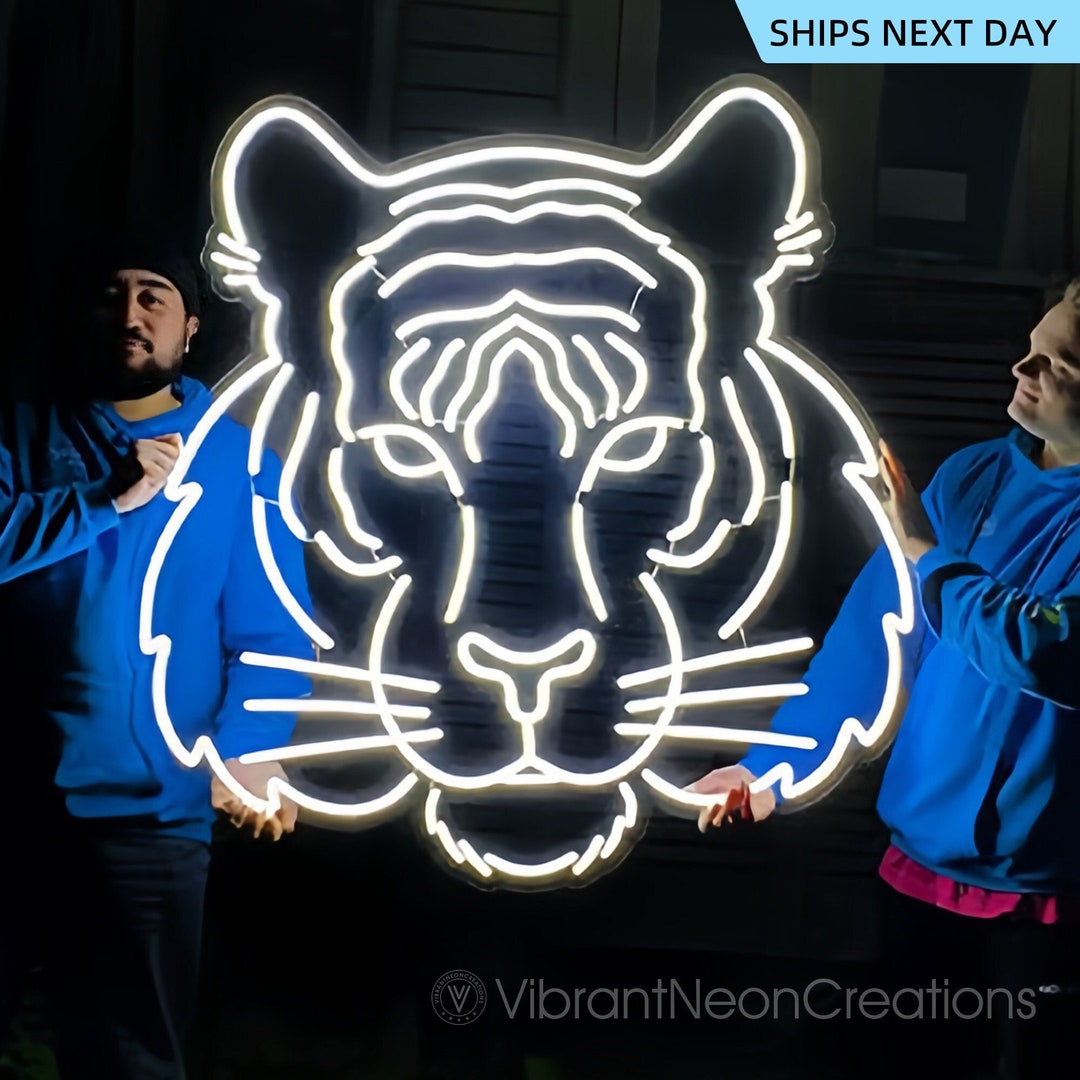 Tiger Neon Sign,logo Neonsign,neonsign Bedroom,customneon Gift For ...