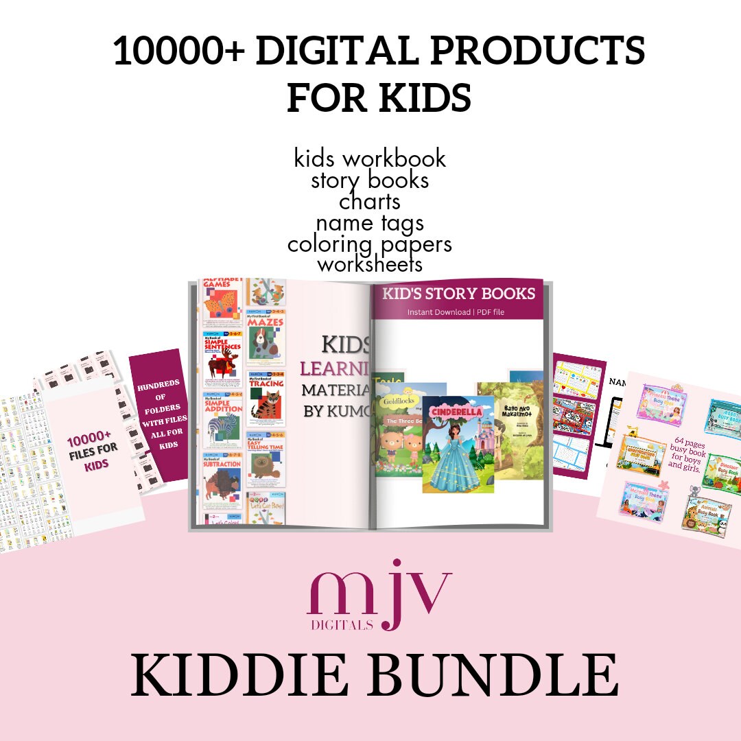 Ultimate Kids Learning Activity Pack 10,000 Fun Files - Etsy