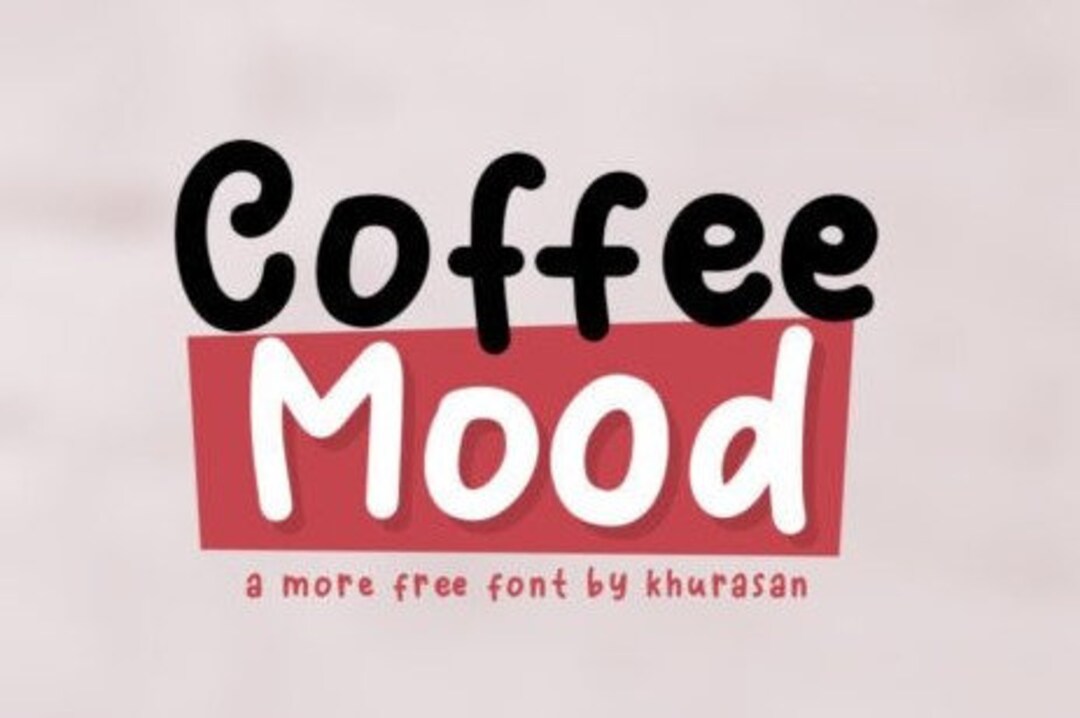 Coffee Mood Font, Script Font, Cricut Font, Casual Font, Modern Font ...
