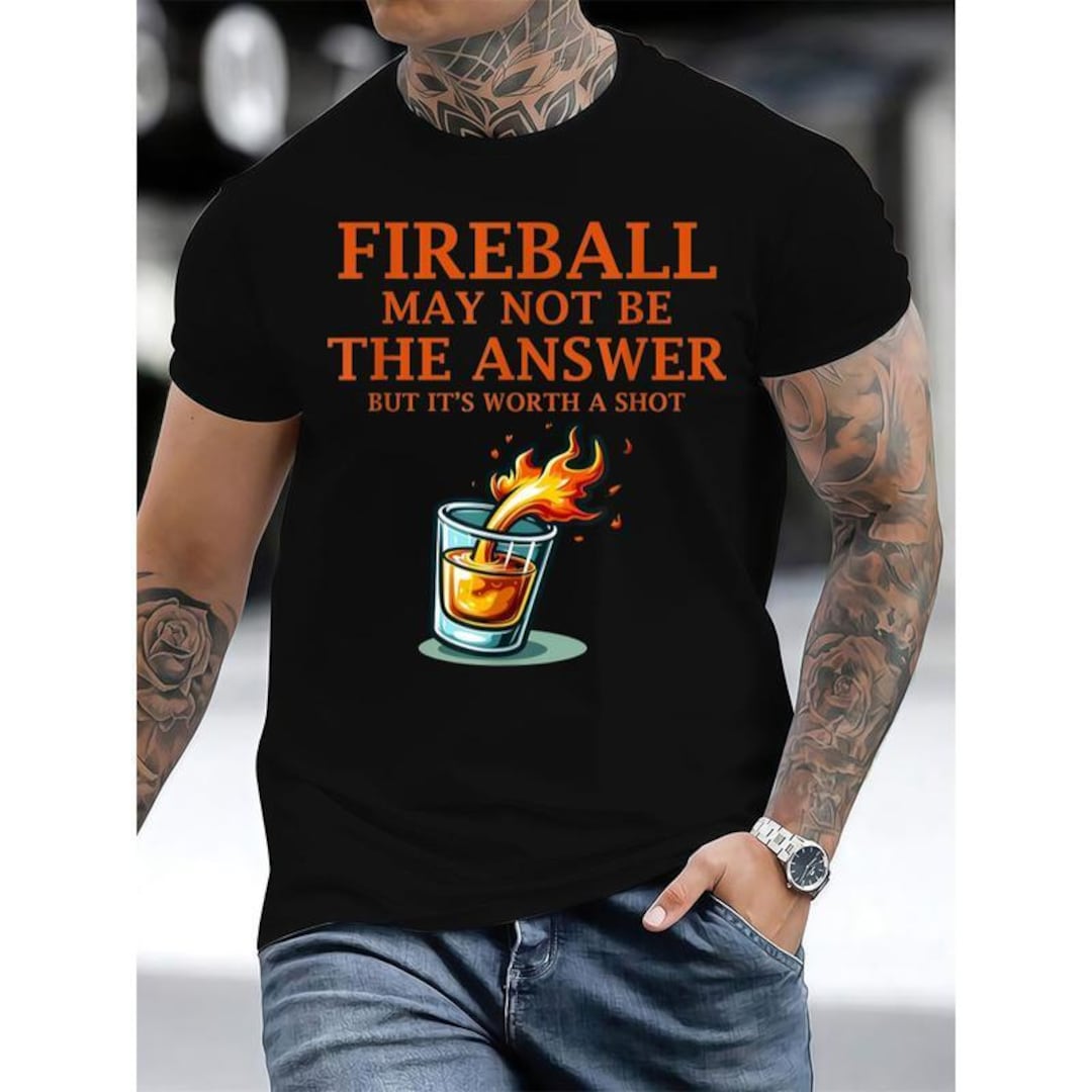 Fireball T-shirt, Fireball Whiskey Sweatshirt, Retro Whiskey Hoodie ...