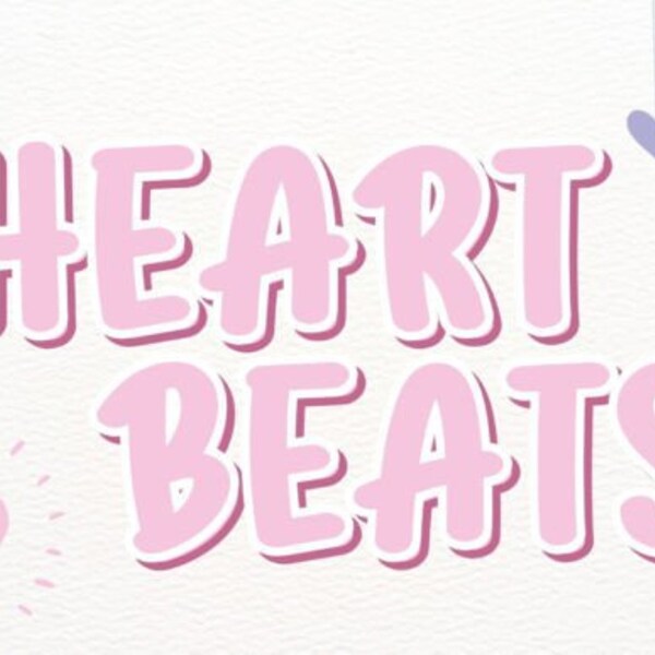 Heart Tail Script - Etsy