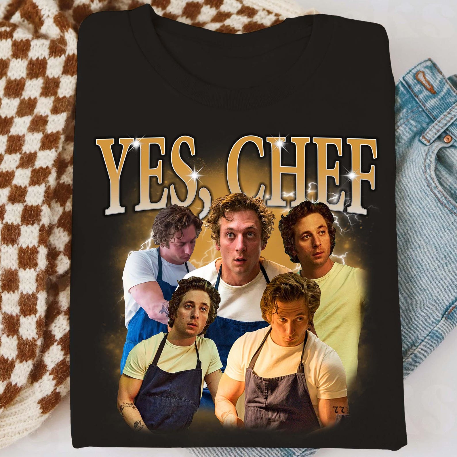 YES CHEF – the Bear T-shirt, Jeremy Allen White Sweatshirt, Yes Chef ...