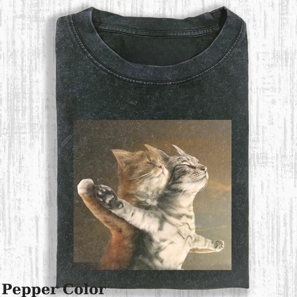 Wacky Cat Hoodie, Funny Titanic T-shirt, Cute Cat Shirt, Meme Cat Shirt ...