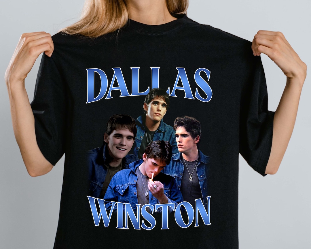 Vintage Dallas Winston T-shirt for Unisex, Character Graphic Sweatshirt ...