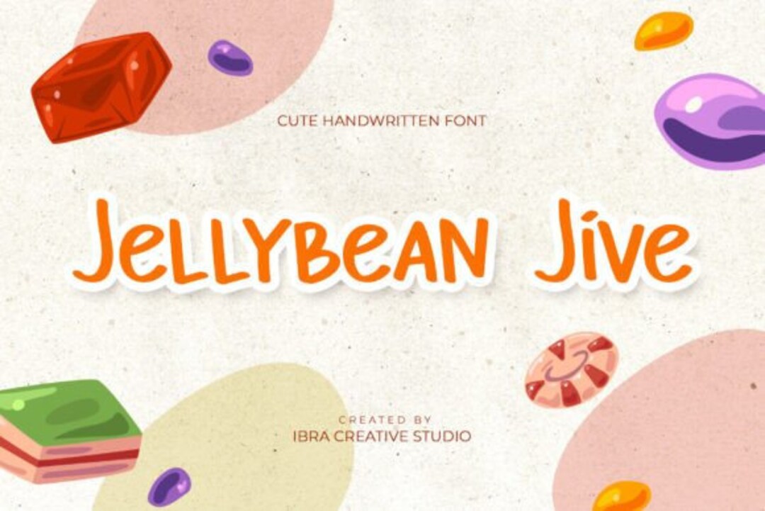 Jellybean Jive Font, Minimalist Font, Cricut Fonts, Casual Font, Modern ...