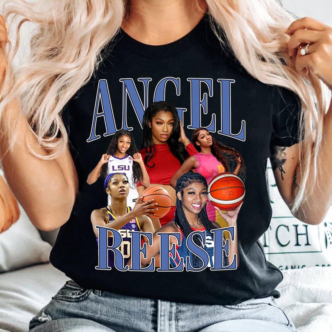 Angel Reese Retro Throwback T-shirt, 90s Style Sweatshirt, Rap Hoodie ...