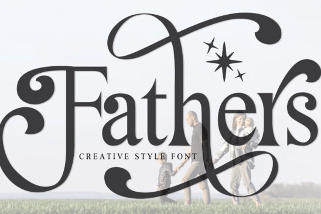 Fathers Font, Calligraphy Font, Crafters Font, Handwritten Font, Bold ...