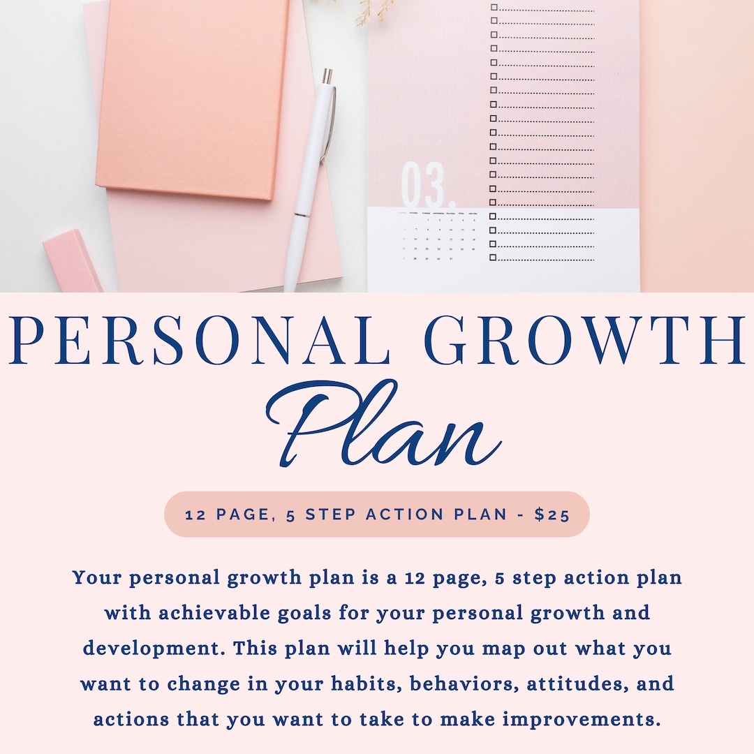 Personal Growth Plan - 5 Action Steps to Improve Attitudes, Behaviors ...