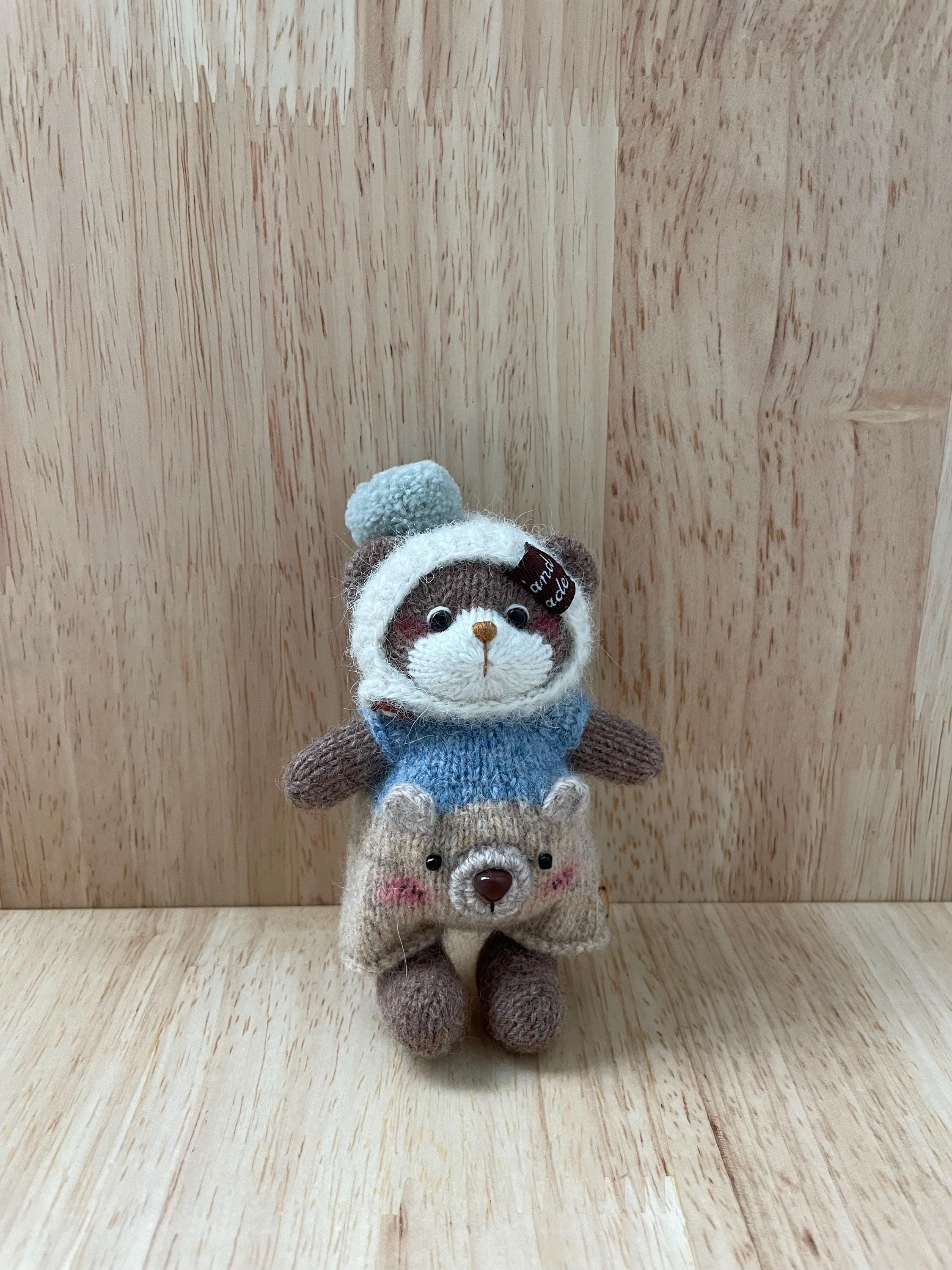 Cocoa Bear Crochet Doll Bag Charm, Keychain, Bag Accessory, Gift for ...