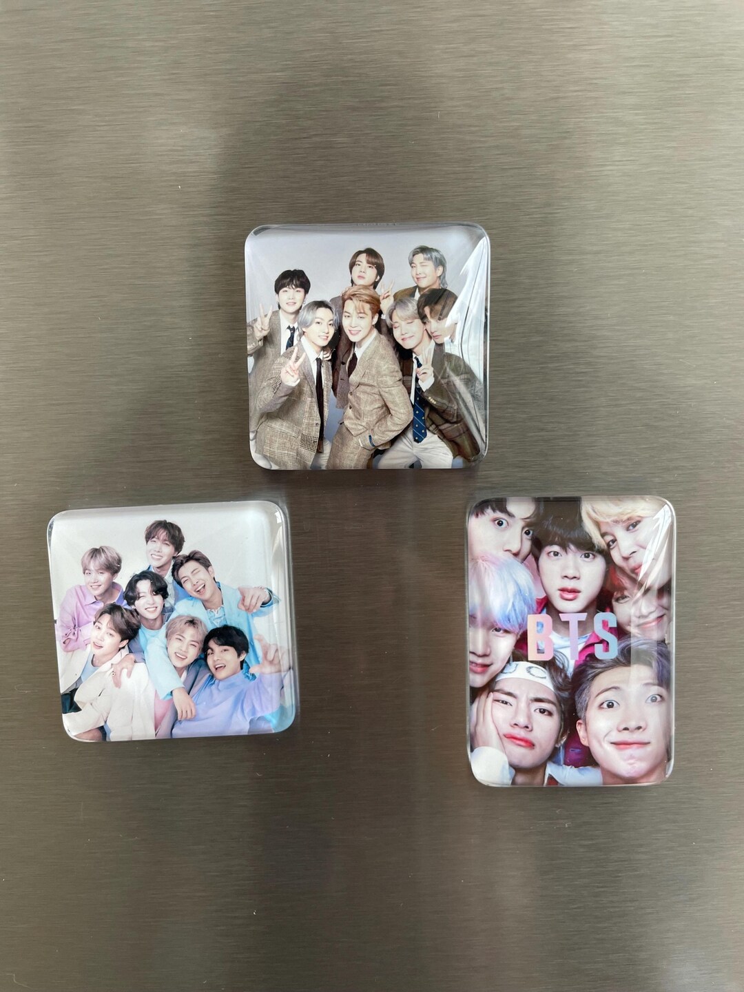 BTS Glass Magnet, Gift Ideas, Gifts for Friends, Kpop Boy Band ...