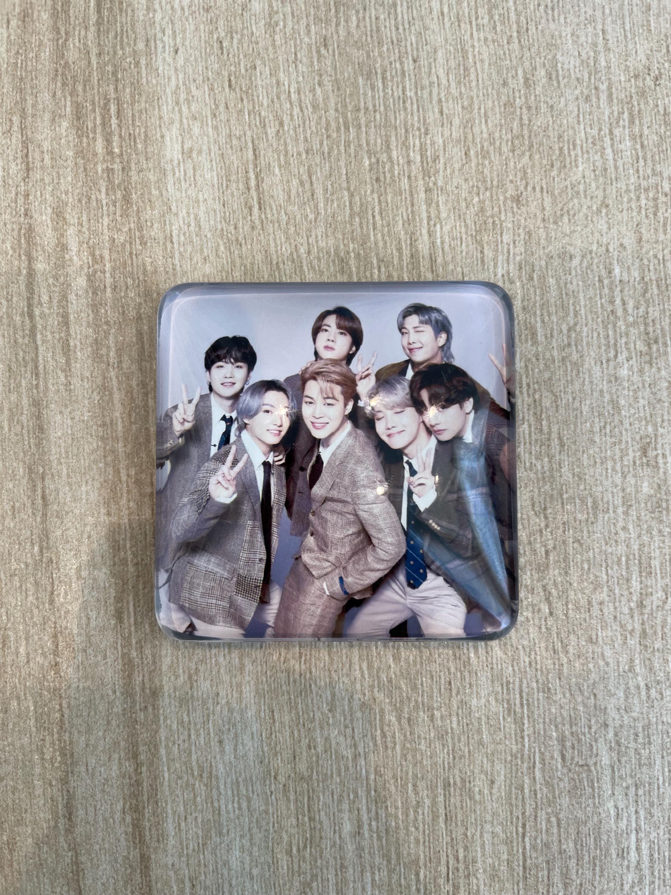 BTS Glass Magnet, Gift Ideas, Gifts for Friends, Kpop Boy Band ...
