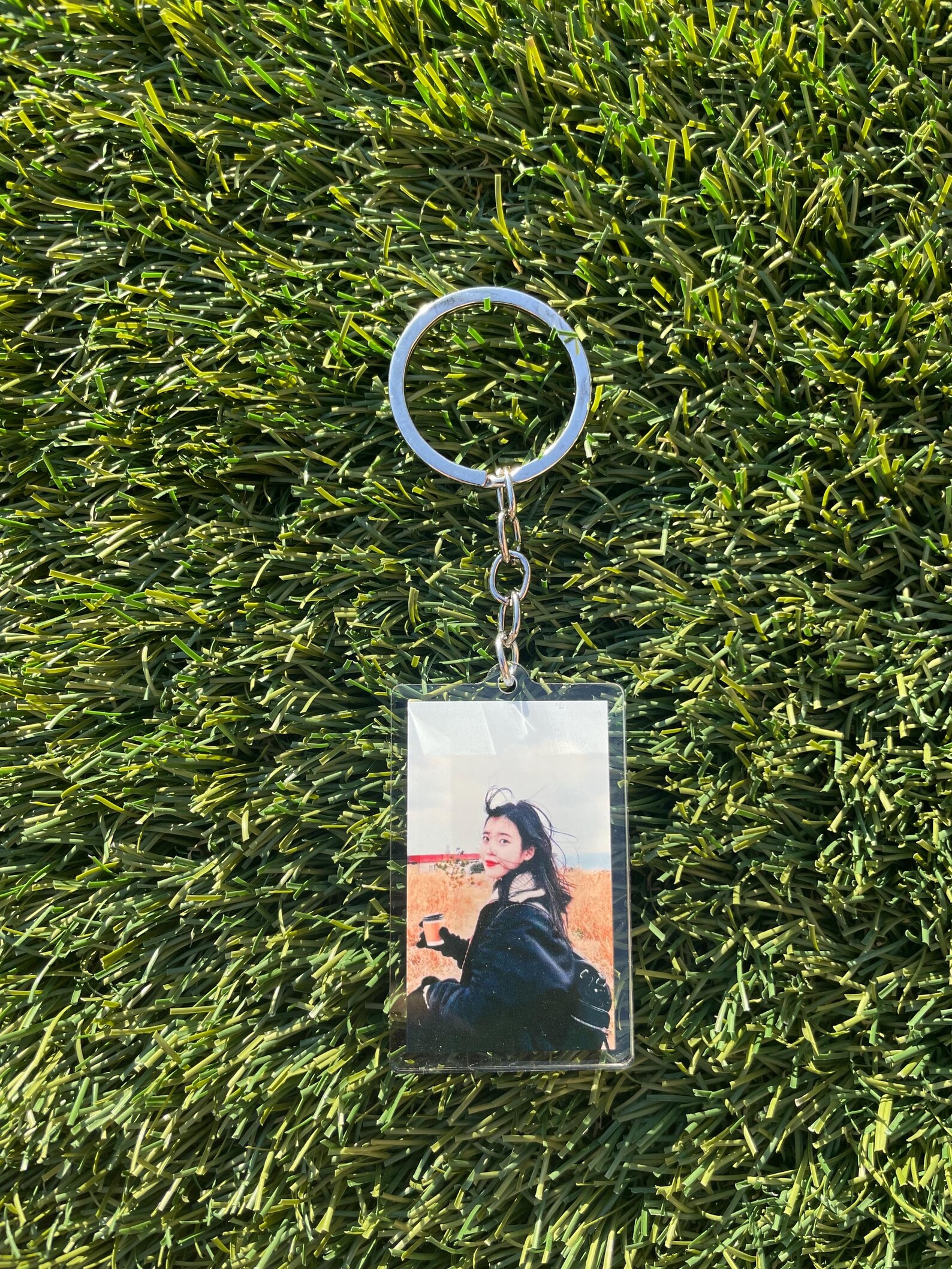 IU Acrylic Photocard Keychain, Bag Accessory, Bag Charm, Gift Ideas ...