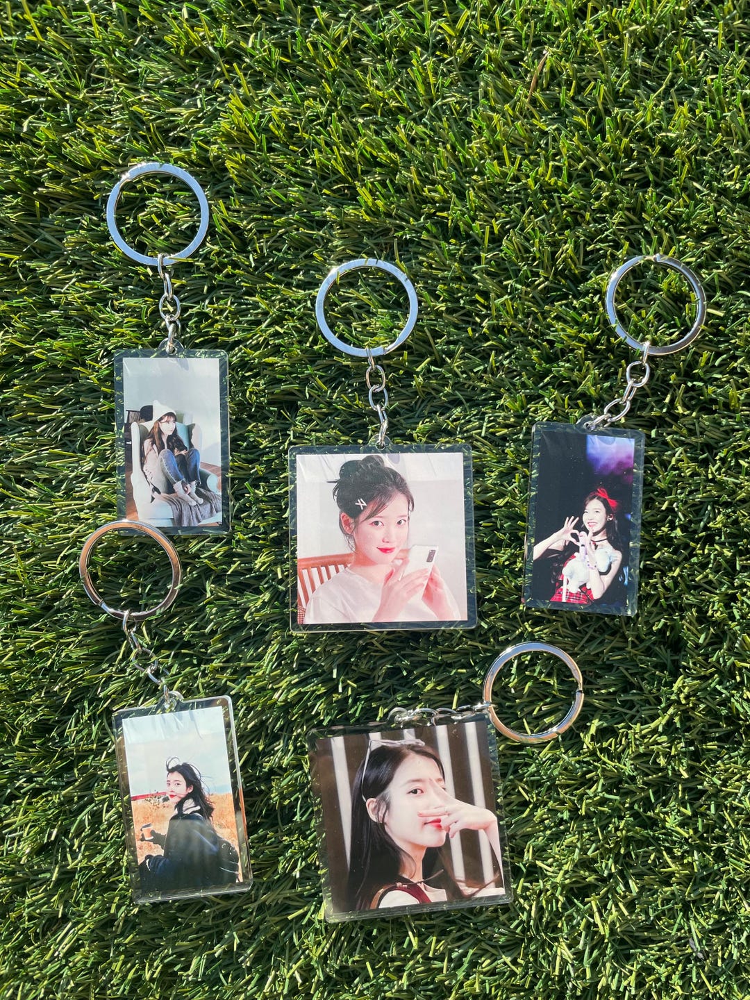 IU Acrylic Photocard Keychain, Bag Accessory, Bag Charm, Gift Ideas ...