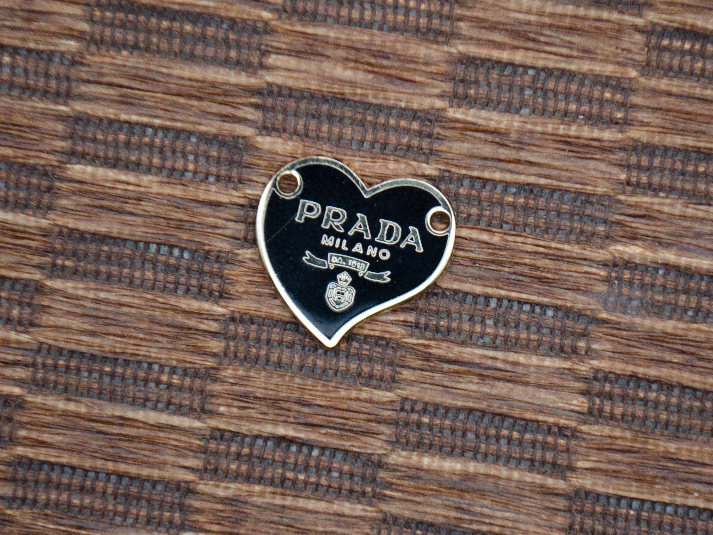 Vintage Prada Heart Shape Badge . 22 Mm/ 0.85 In. 4 Colours - Etsy