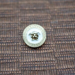 Vintage Versace White Medusa Buttons. 2 Sizes - Etsy