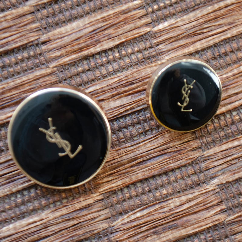 Designer Ysl Buttons - Etsy
