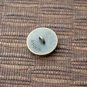 Vintage Gucci Bee Green Stumped Buttons. 18 Mm - Etsy
