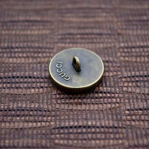 Vintage Gucci Bee Green Stumped Buttons. 18 Mm - Etsy
