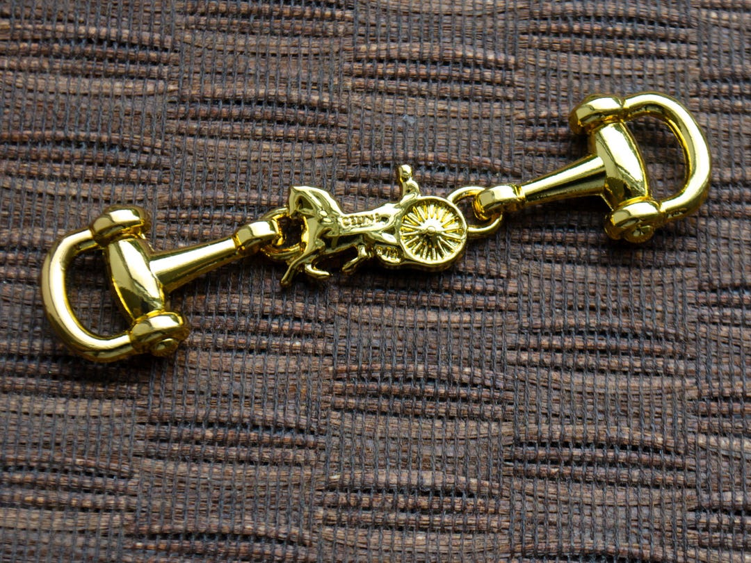 Vintage Celine Gold Metal Buckle Connector - Etsy
