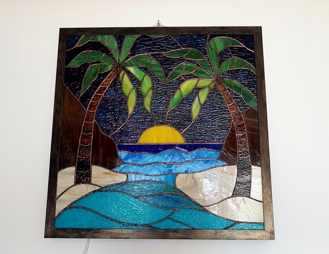 Decorative LED Panel in Tiffany Style - Etsy