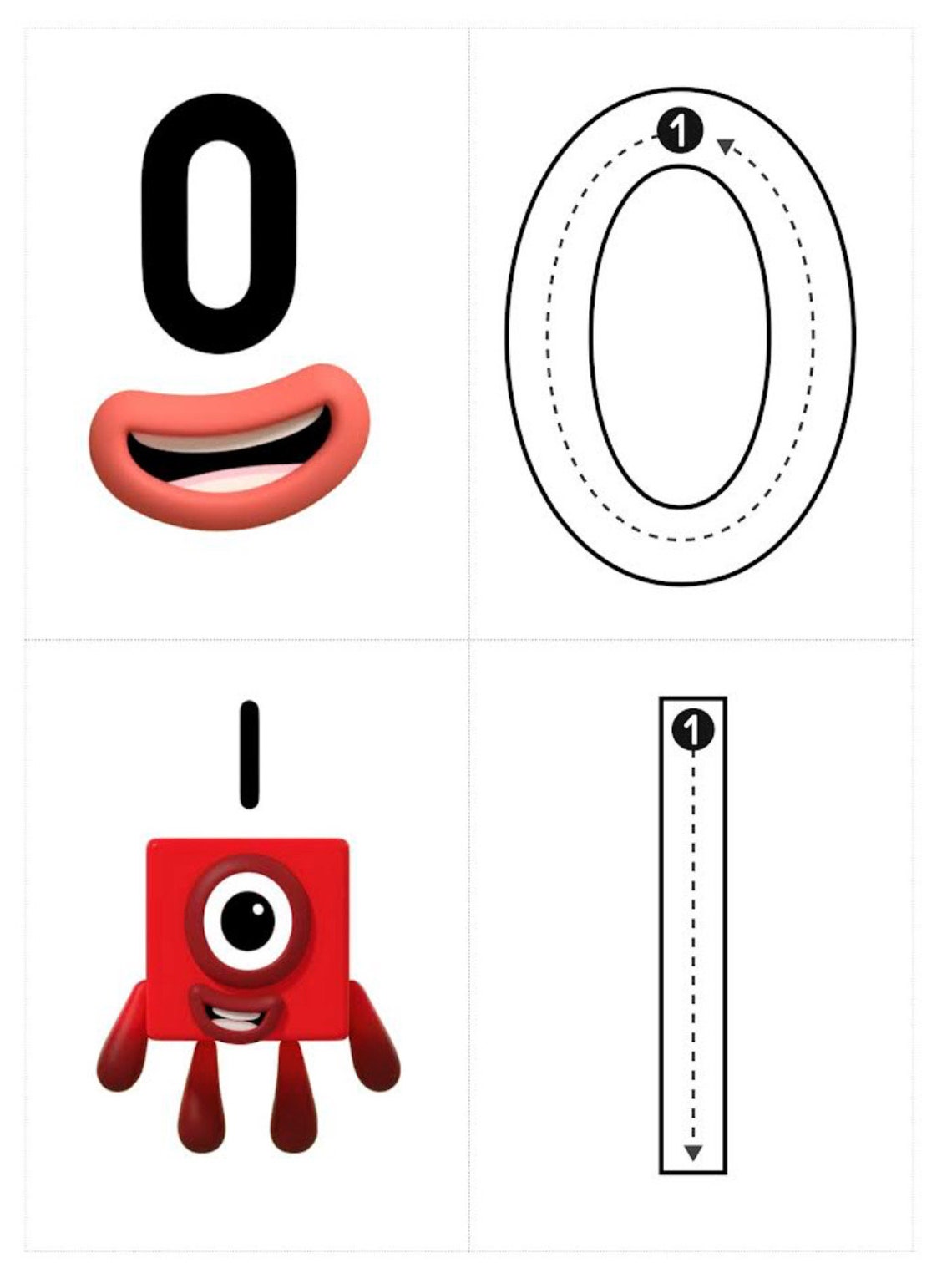 Numberblocks and Alphablocks Flashcards - Etsy
