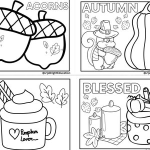 Fall Printables | Fall Learning Worksheets |fall Coloring Worksheets ...