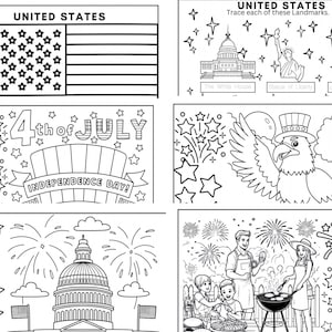 4th of July Kindergarten Packet|kindergarten Worksheets|toddler ...