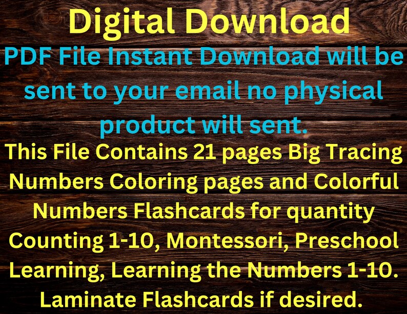 Number Tracing Worksheets| Printable Trace Numbers| Preschool Numbers ...