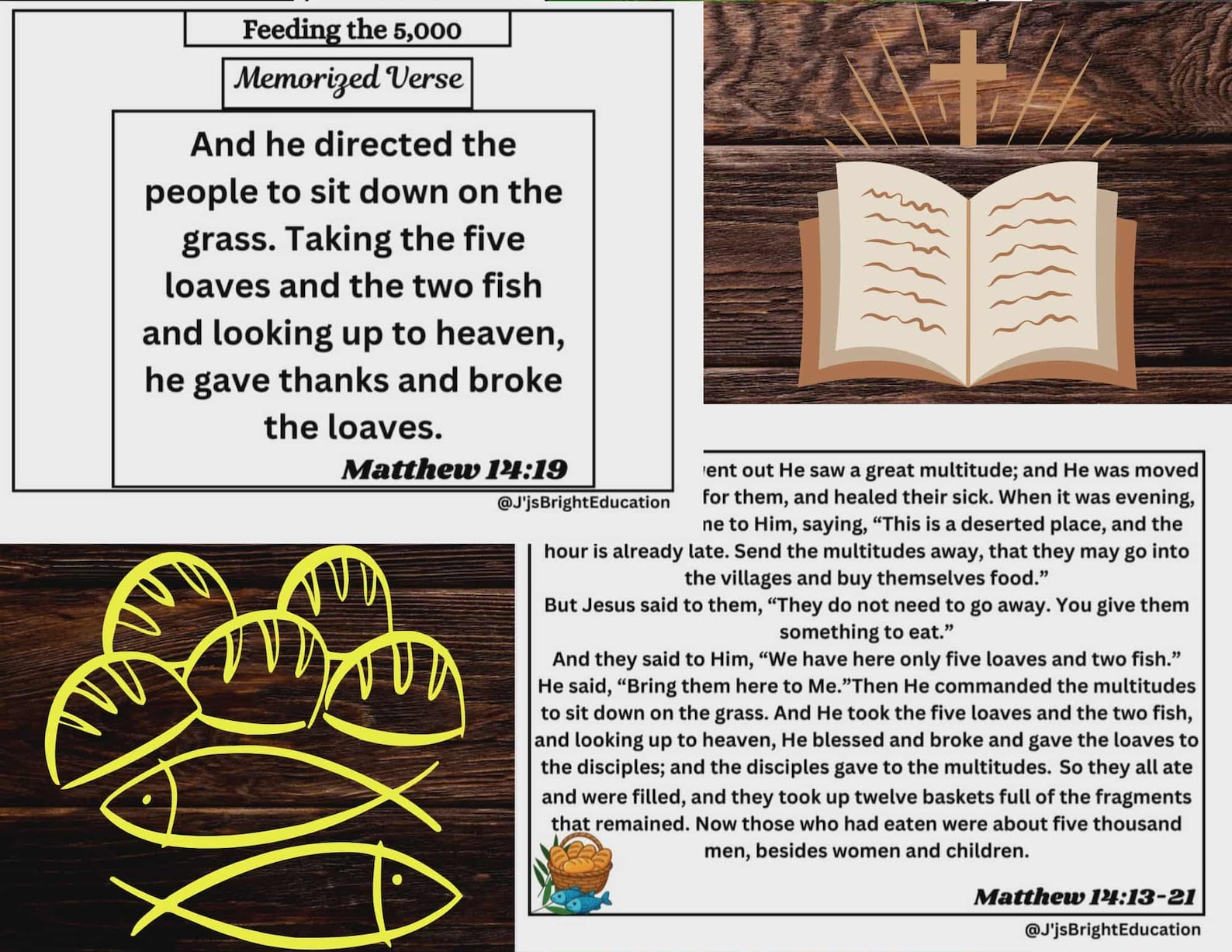 Feeding the Five Thousand Worksheet | Bible Lesson Printable (19 Pages ...