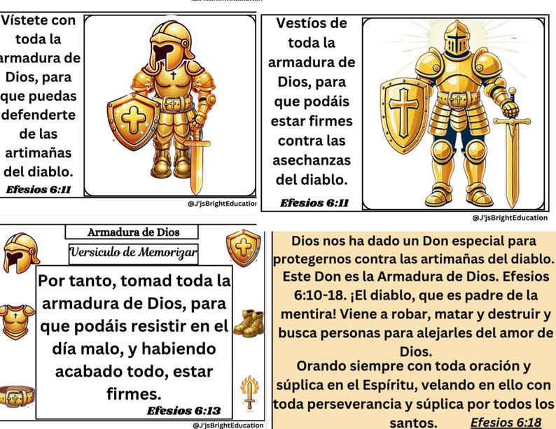 Armor of God Printables: Sunday School Lesson, Bible Crafts - Etsy