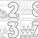 Number Tracing Worksheets: Preschool Coloring Pages 1-10 (instant ...