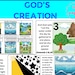 God's Creation Worksheets: Bible Story Activities (digital Download) - Etsy